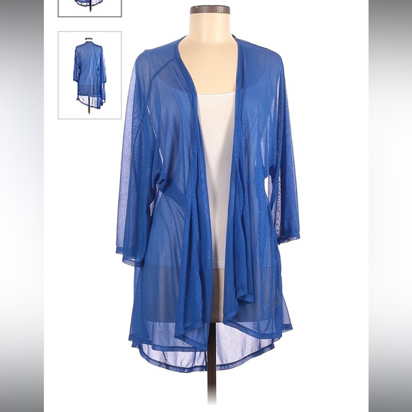 LuLaRoe | Swim | Lularoe Sheer Royal Blue Cardigan | Poshmark